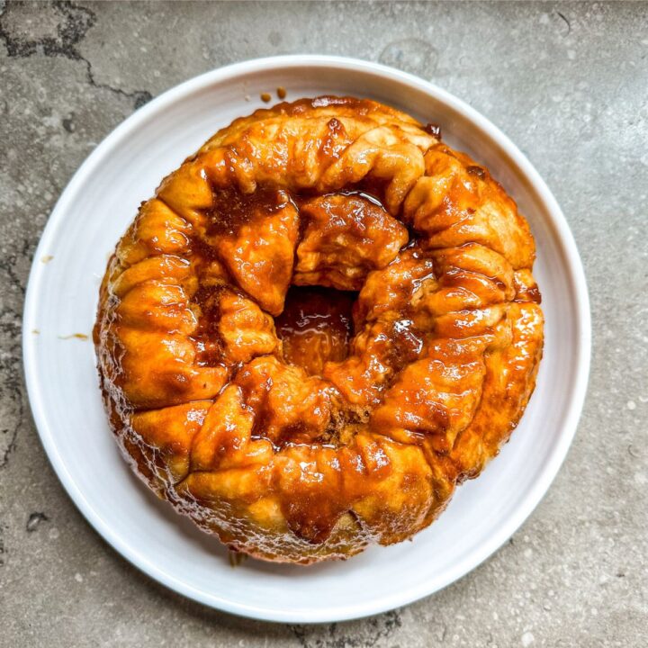 Overnight Monkey Bread with Butterscotch Pudding - Laughing Rooster Eats