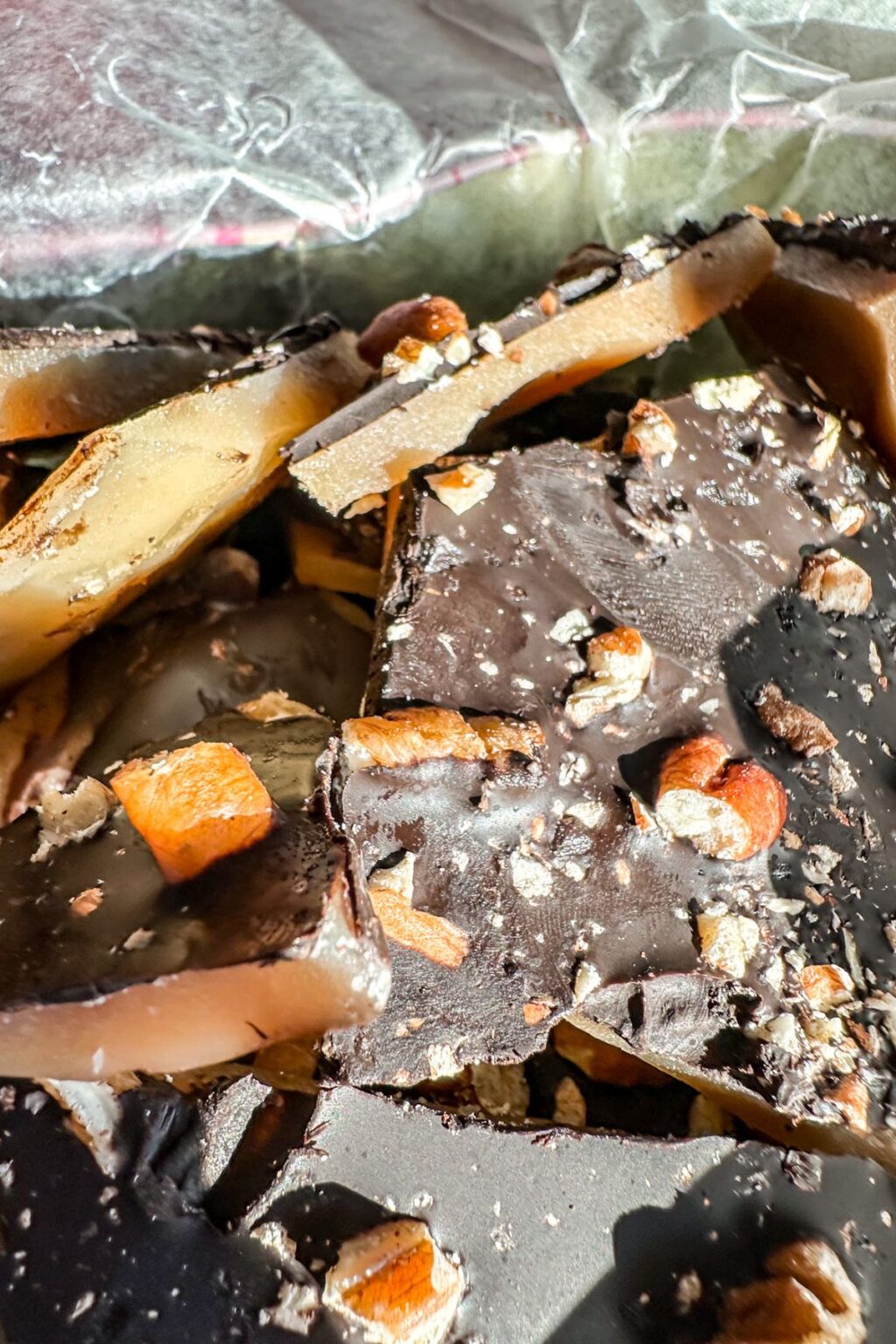 Dark Chocolate Pecan Toffee Recipe