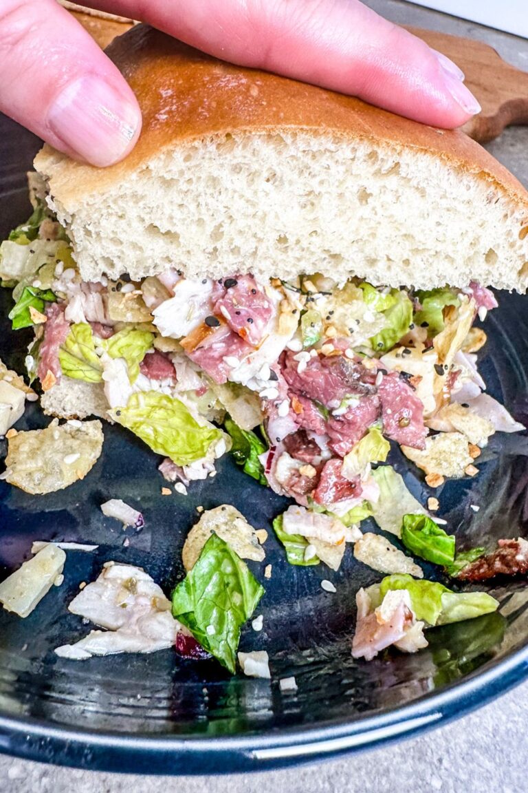Chopped Italian Sub Sandwich