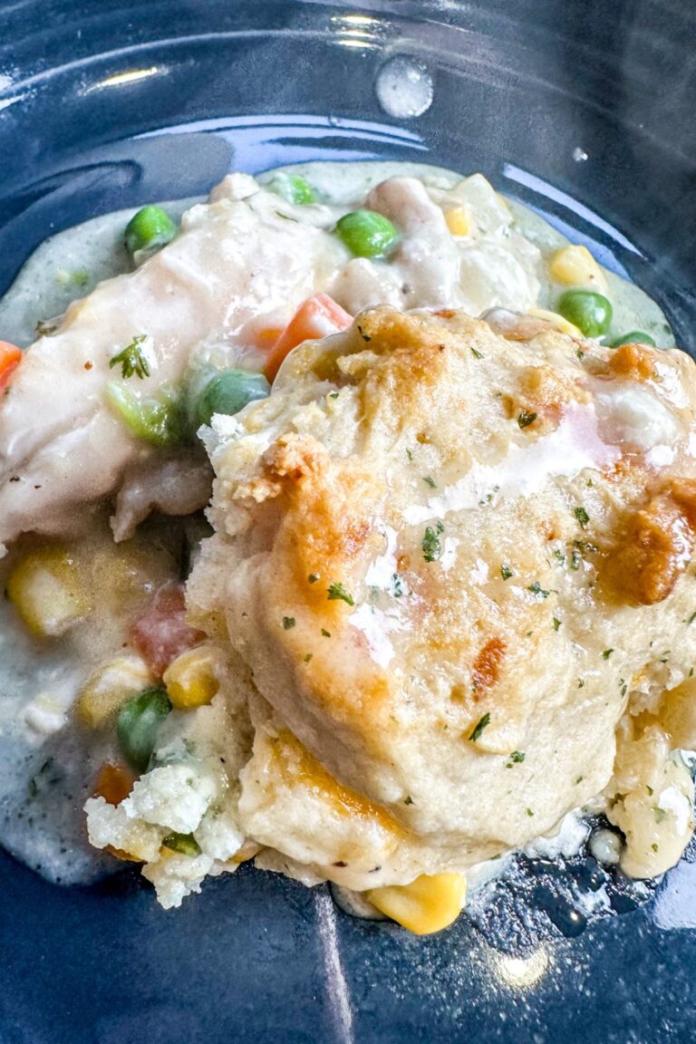 Red Lobster Biscuit Chicken Casserole - Laughing Rooster Eats