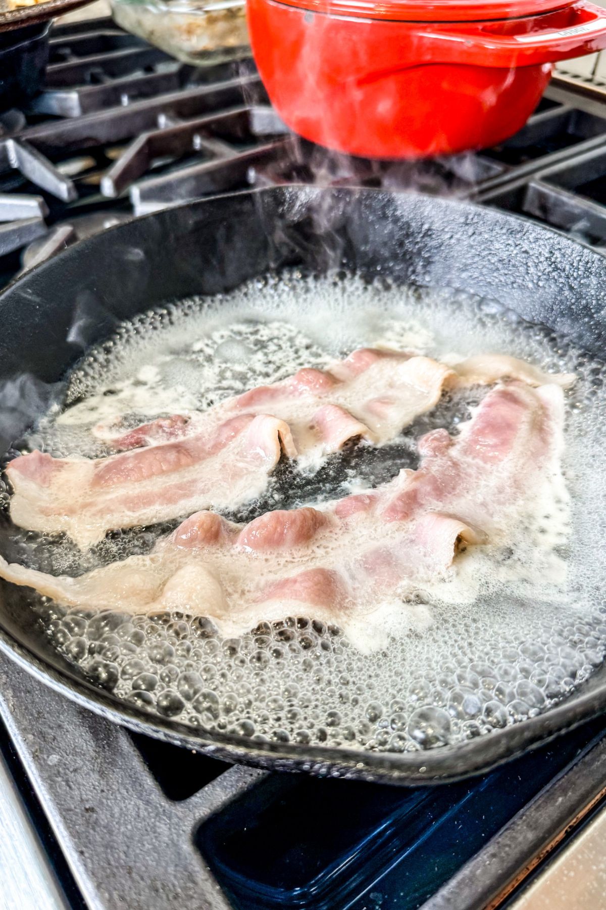 Boiled Bacon Recipe - Laughing Rooster Eats