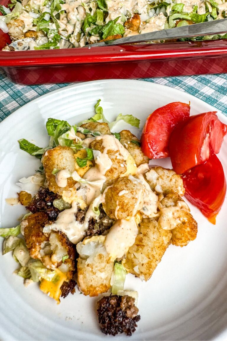Big Mac Tater Tot Casserole