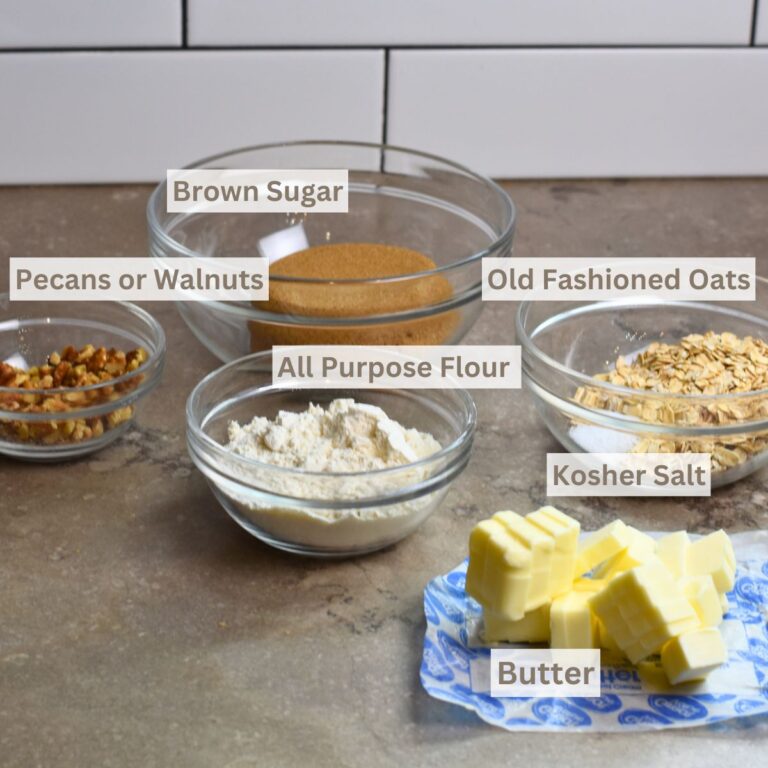 Homemade Crumble Topping Recipe with Oats
