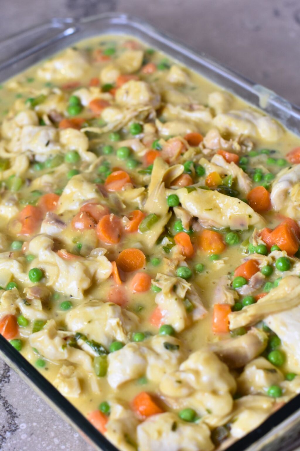 Chicken Biscuit Casserole (no canned soup)